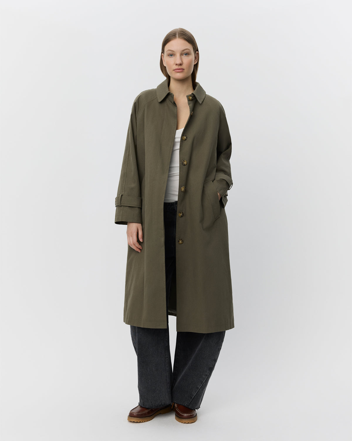 ENISESW COAT Frakke - 3039 Army green | Sofie Schnoor