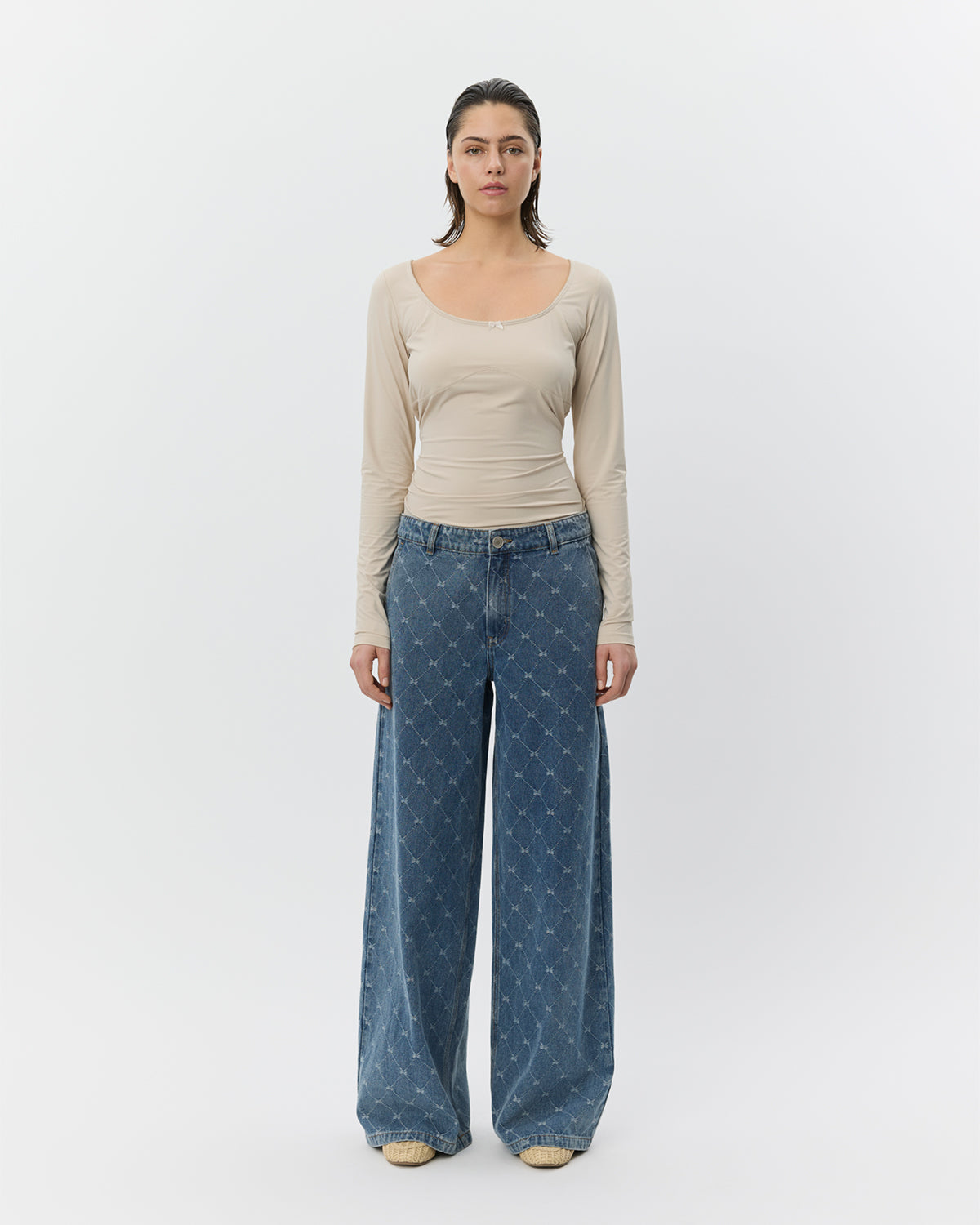 AZZISW LOW WIDE LEG JEANS Jeans - 5036 Blue | Sofie Schnoor