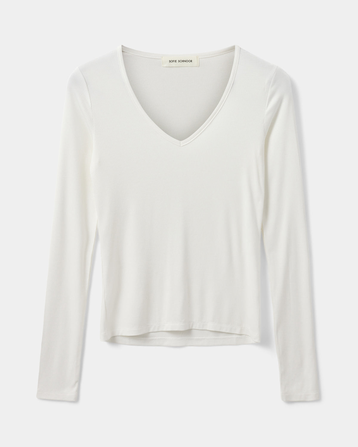 SALLYSW T-SHIRT LONG SLEEVE T-shirt lang ærmet - 0100 White | Sofie Schnoor